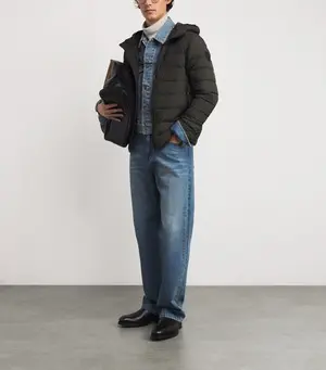 Canada Goose Down Enduraluxe Packable Crofton Puffer Hoodie - Black