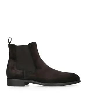 Magnanni Suede Chelsea Boots - Brown
