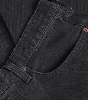 AGOLDE Organic Cotton-blend '90s Loose Jeans - Black