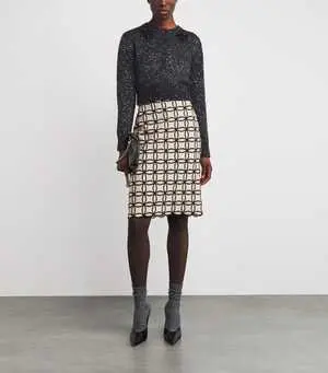 Erdem Wool-blend Sequin Cardigan