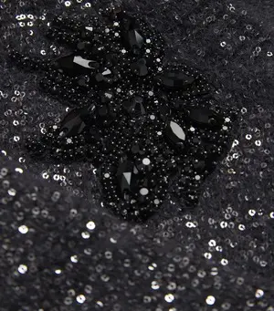 Erdem Wool-blend Sequin Cardigan