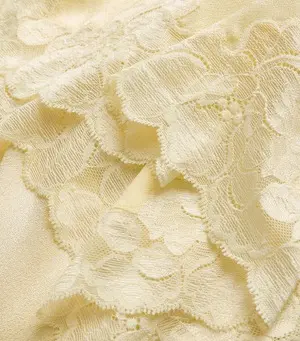 BOCAN Satin Lace-trim Heidi Robe