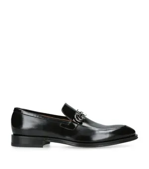 FERRAGAMO Patent Leather Finley Loafers
