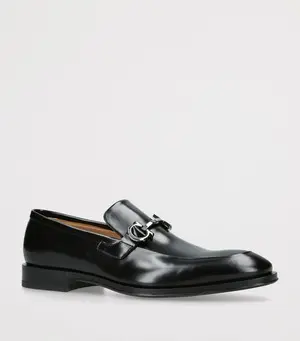 FERRAGAMO Patent Leather Finley Loafers