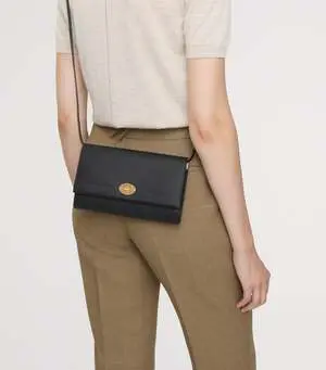 Burberry Leather Cotswolds Strap Wallet