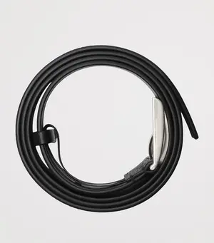 Burberry Embossed Leather Belt