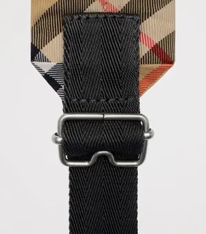 Burberry Check Pattern Backpack - Beige