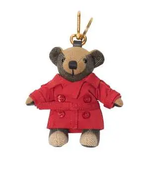 Burberry Cashmere Thomas Bear Charm Red