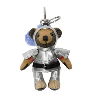 Burberry Cashmere Thomas Bear Charm Silver