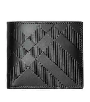 Burberry Textured Wallets For Men