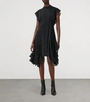 ALLSAINTS Asymmetric Fleur Dress
