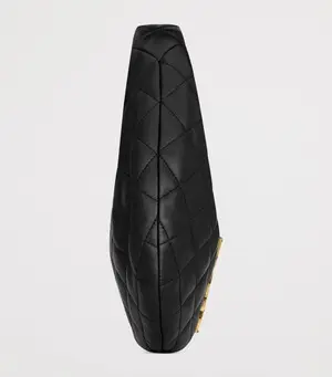 Saint Laurent Icarino Quilted Top-handle Bag - Black