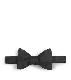 Polo Ralph Lauren Silk Jacquard Bow Tie - Black