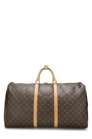 LOUIS VUITTON Monogram Keepall 60 - Brown