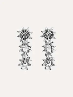 Oscar De La Renta Sculptural Earrings