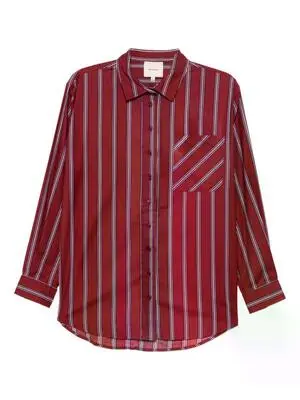 REFORMATION Eli Striped Shirt