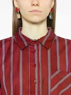 REFORMATION Eli Striped Shirt