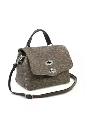ZANELLATO Mini Postina Animal-print Tote Bag