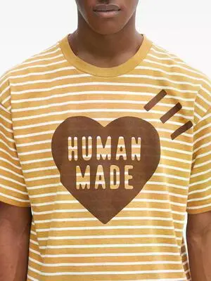 HUMAN MADE Striped Heart Graphic T-shirt