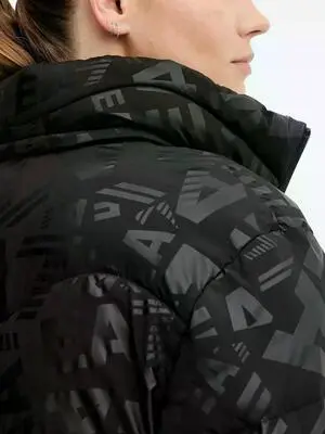 Emporio Armani Monogram-print Puffer Jacket