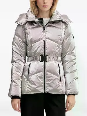 Desigual Metallic-effect Padded Jacket