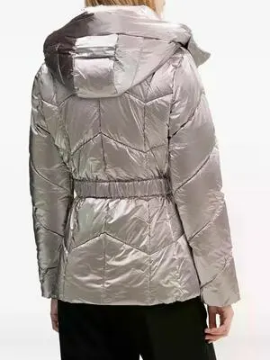 Desigual Metallic-effect Padded Jacket