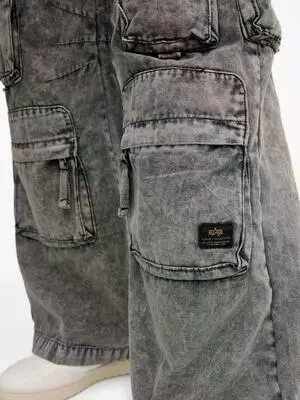 Alpha Industries Cargo-pocket Cotton Jeans