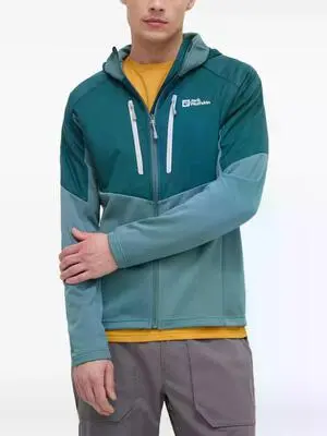 JACK WOLFSKIN Hooded Zip-front Performance Jacket