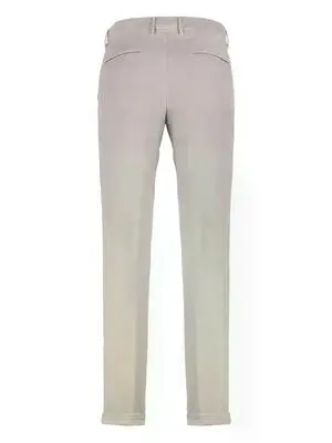 SLOWEAR Button Zip Cotton Trousers