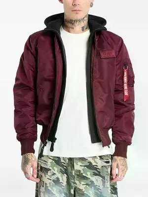 Alpha Industries Hooded Jackets For Men
