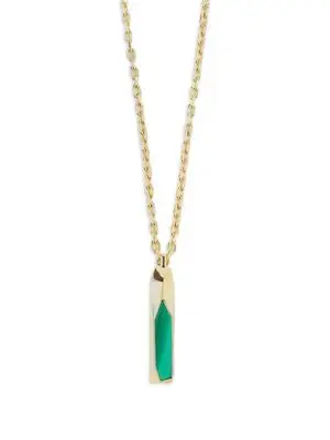 LANVIN Geometric Pendant Necklace