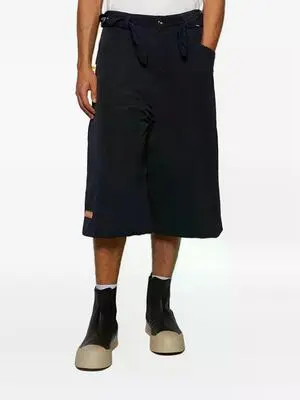 PDF Belt-loop Knee-length Shorts
