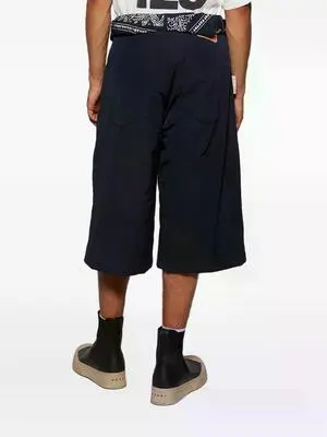 PDF Belt-loop Knee-length Shorts