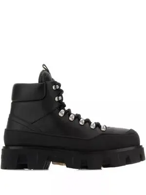 Moncler Leather Ankle Boots