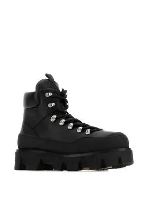 Moncler Leather Ankle Boots