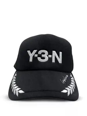 Y3 X Neighborhood Embroidered Trucker Cap - Black
