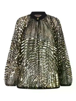 Emilio Pucci Iride Sequin-embellished Blouse