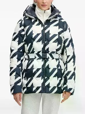 Helly Hansen Houndstooth Pattern Down Jacket