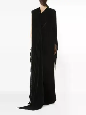 LANVIN Draped Embellished Dress