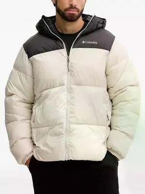 Columbia Hooded Colour-block Padded Jacket - Neutrals