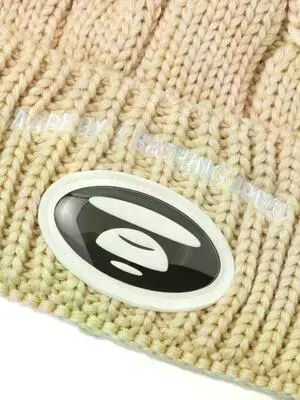 A BATHING APE Aape * Cable-knit Beanie