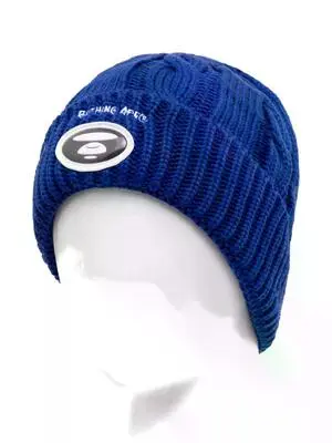 A BATHING APE Aape * Cable-knit Beanie