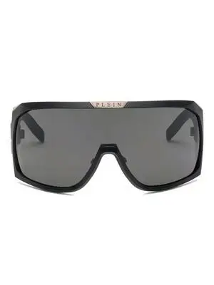Philipp Plein Geometric Frame Sunglasses - Black