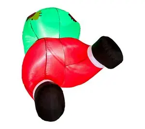 JOYFY 3ft Christmas Inflatable Santa Butt Stuck Break Out - One-color