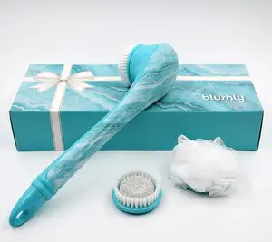 BLUSHLY Cleansing & Exfoliating Marble Body Brush W/ Heads - One-color
