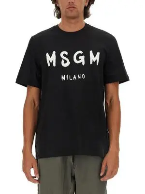 Men's Msgm Black T-shirts