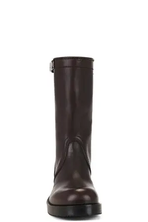 Dries Van Noten Moto Boot - Dark Brown