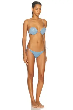 Oseree Lumiere Shell Two Piece Bikini Set