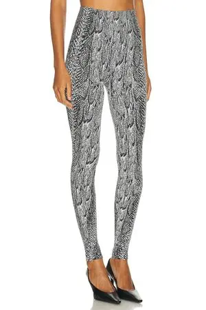 Wolford Seamless Python Legging In White,black