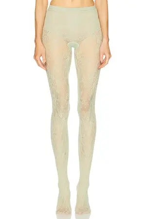 Swedish Stockings Rosa Lace Knee High Socks Mint